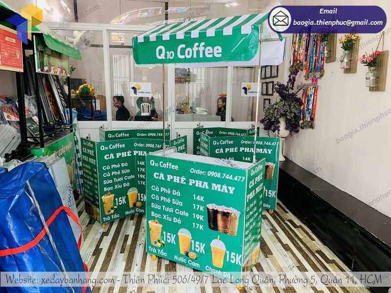 Kinh doanh tiện lợi và nhanh gọn từ xe gấp gọn bán cafe thu lời nhiều